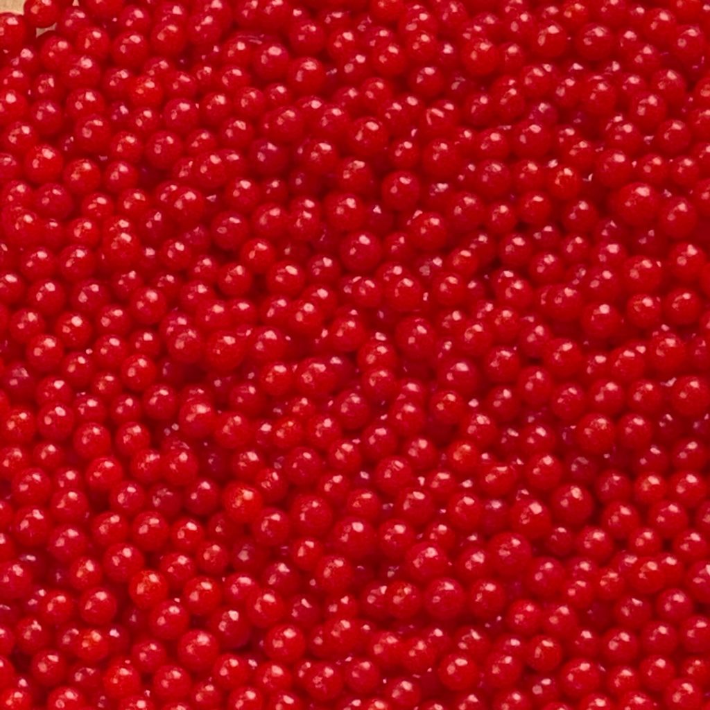 Beads – 4mm Red – GD Baking Supplies